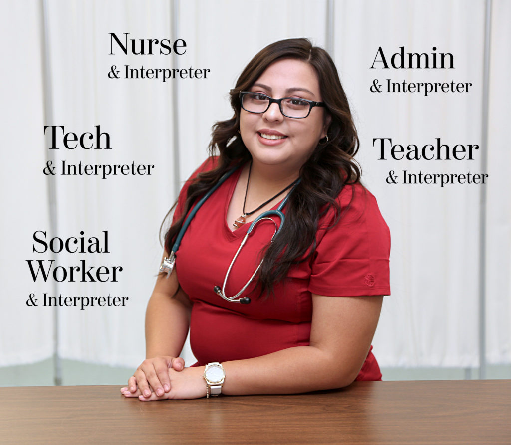 Portrait of a young Hispanic Female Healthcare Professional, Wo ...